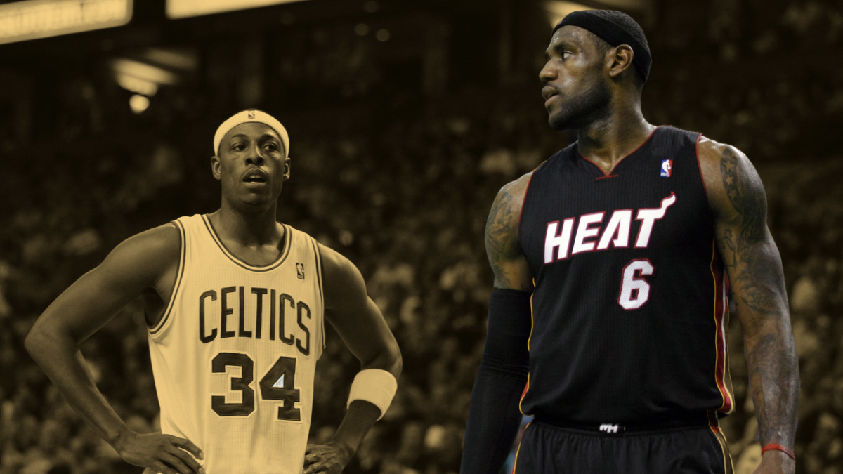 Paul Pierce Schiaccia Lebron James
