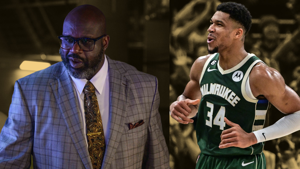 “I’m not discrediting him”- Shaquille O’Neal says he doesn't have Giannis Antetokounmpo in his ...