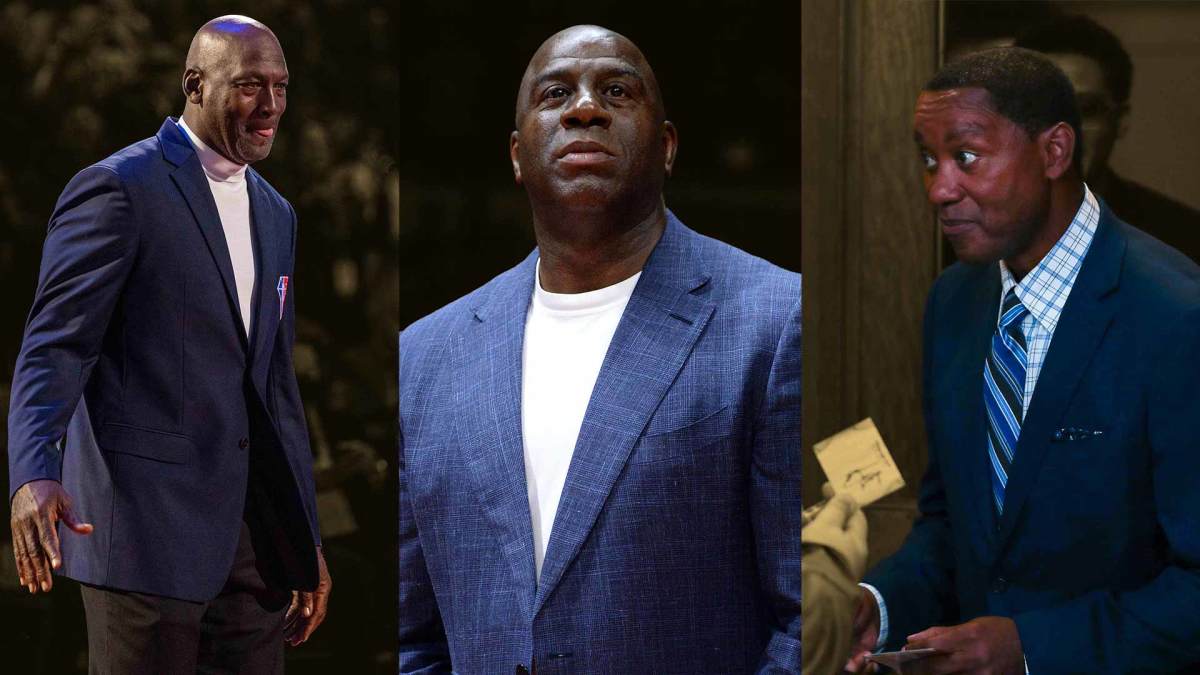 Magic Johnson vows to reunite Michael Jordan and Isiah Thomas ...