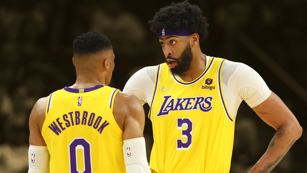 Anthony Davis shades Russell Westbrook when discussing the lack of tension on the Los Angeles ...