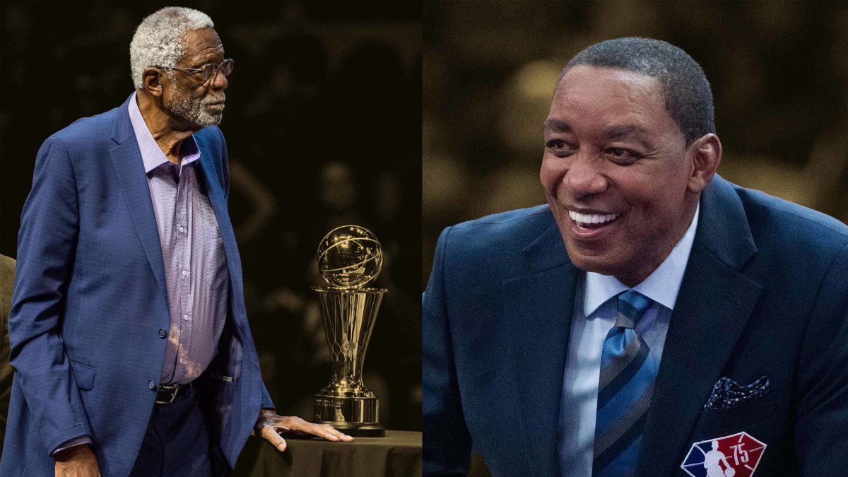 Isiah Thomas recalls how Bill Russell lifted his spirit after Game 5 of ...