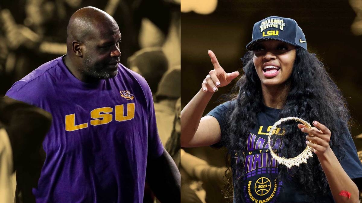 Shaq says Angel Reese is "the greatest athlete out of LSU" - Basketball ...