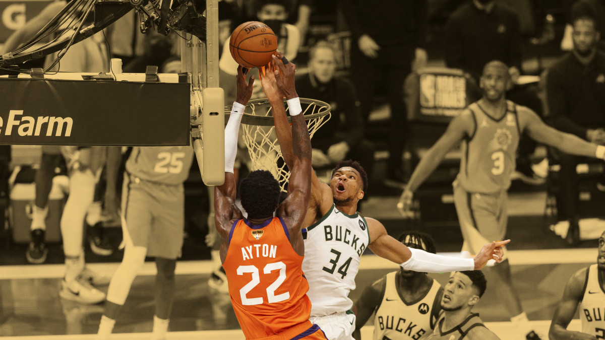 Giannis Antetokounmpo on his Game-Sealing Block in Game 4 of the 2021 NBA Finals - Basketball ...