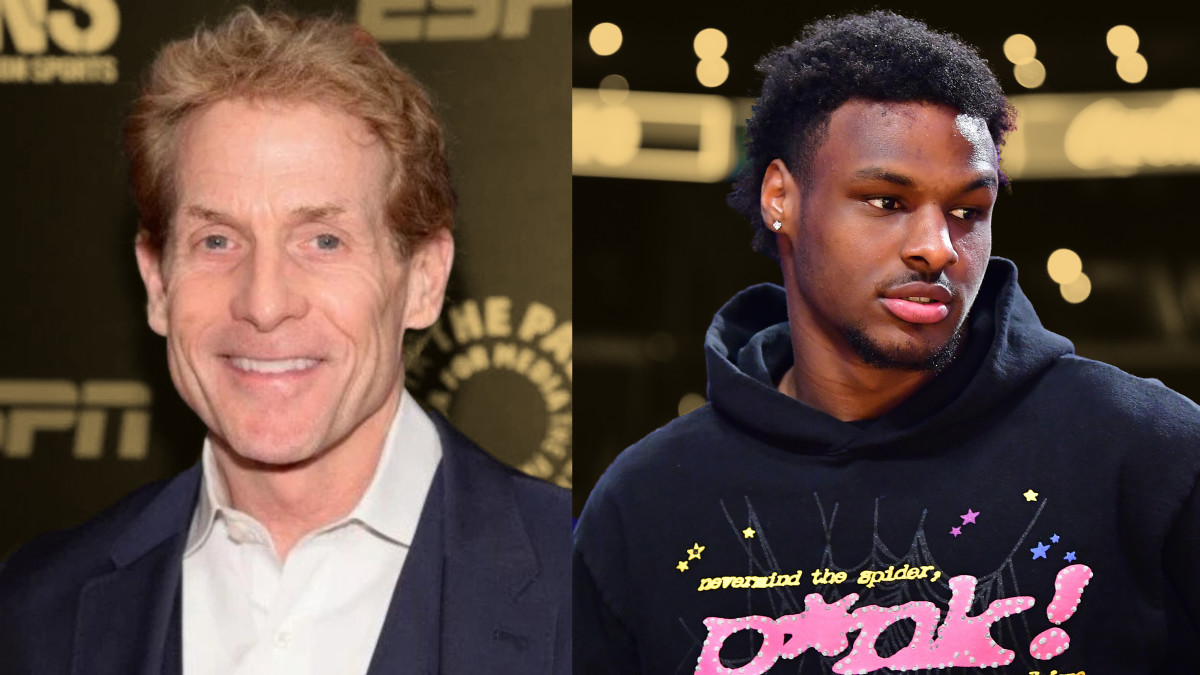 "As comfortable in his own skin" - Skip Bayless hails Bronny James ...