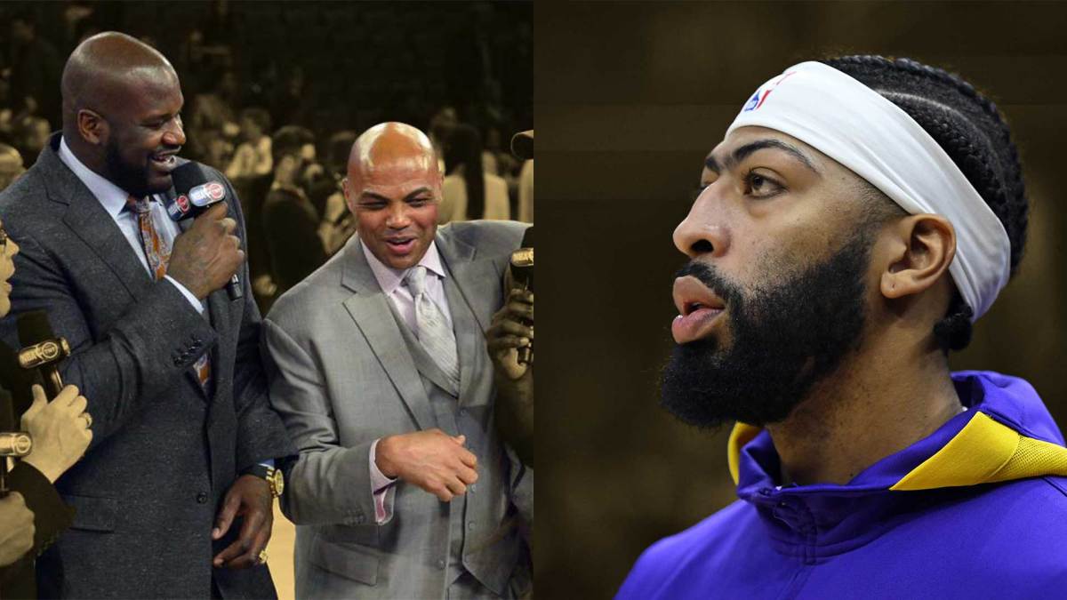 Shaq, Barkley laugh at Anthony Davis leaving GM 5 in wheelchair ...