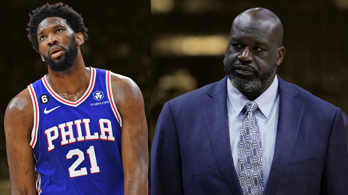 "Get your big a** down in the paint" - Shaquille O'Neal criticizes Joel ...