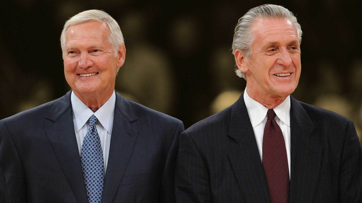 Jerry West credits Pat Riley for Miami Heat's style of play ...