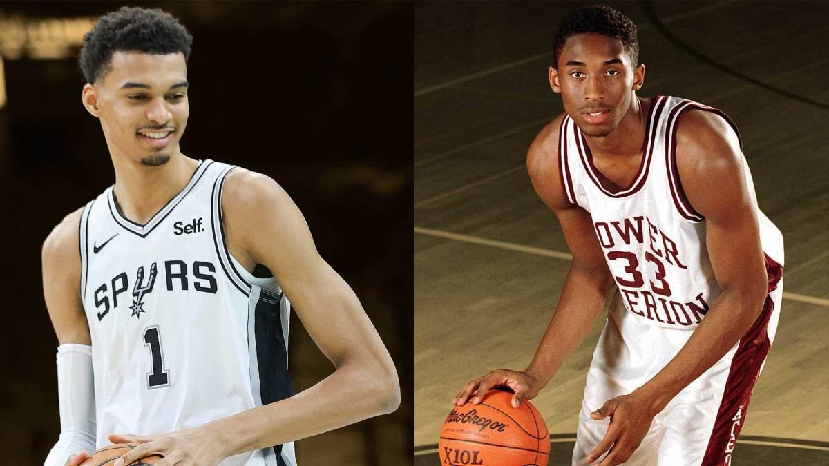 Jerry West says Kobe "was more advanced at 19" than Wembanyama ...