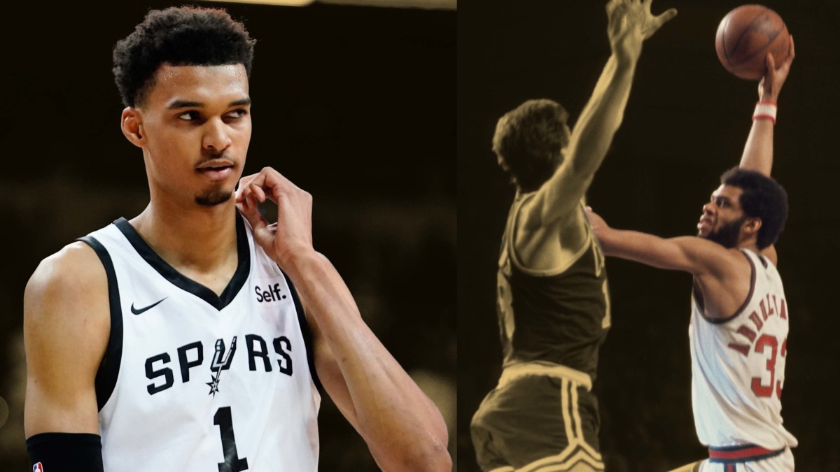 Wembanyama wants to learn Kareem's skyhook so he can add it to his game ...