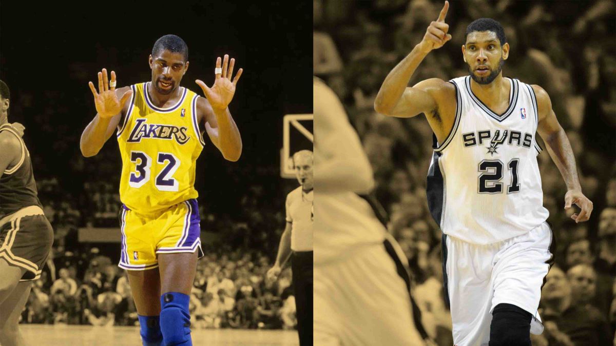 Tim Duncan says Magic Johnson was his basketball idol - Basketball ...