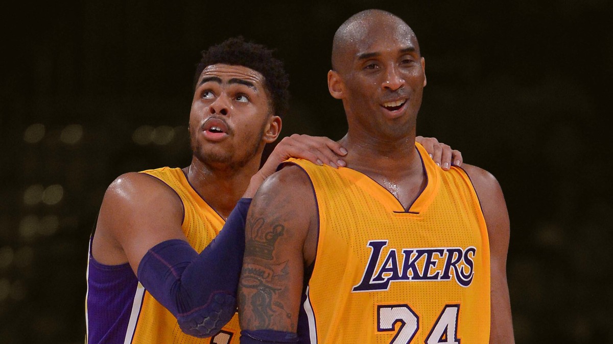 D'Angelo Russell will never forget Kobe's final NBA game - Basketball ...