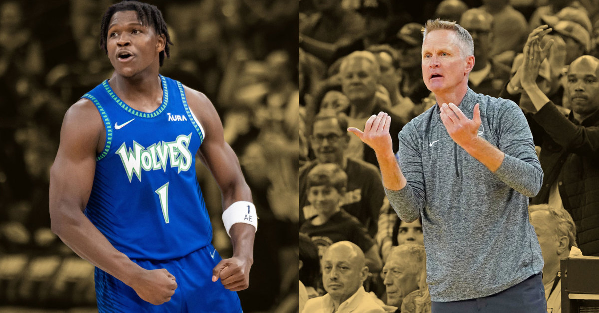 "You ain't working hard enough!" -- Anthony Edwards reveals how Steve Kerr roasted him in his ...