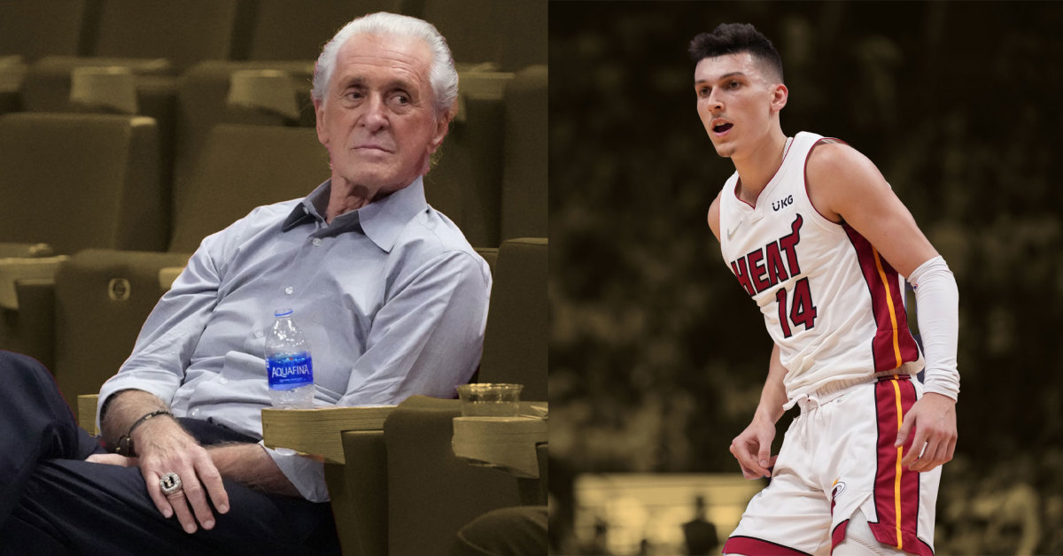 "Come to training camp and win it!"-Pat Riley on Tyler Herro wanting to ...