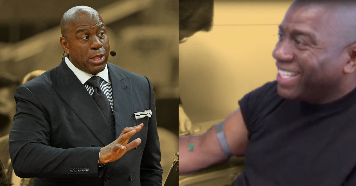 Magic Johnson clarifies the rumor of him donating blood - Basketball ...