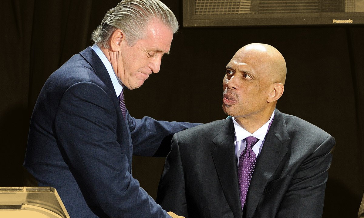 Pat Riley reveals his all-time favorite moment with Kareem Abdul-Jabbar ...