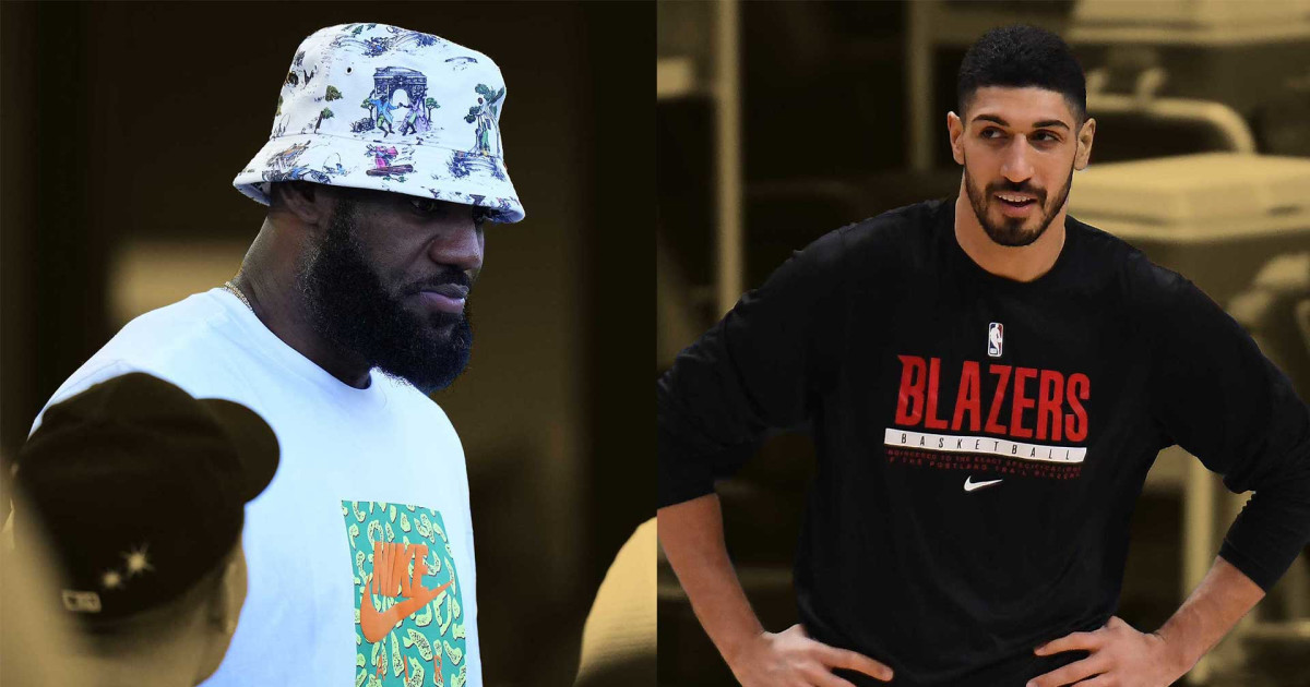 Enes Freedom's rare message of support for LeBron James - Basketball ...