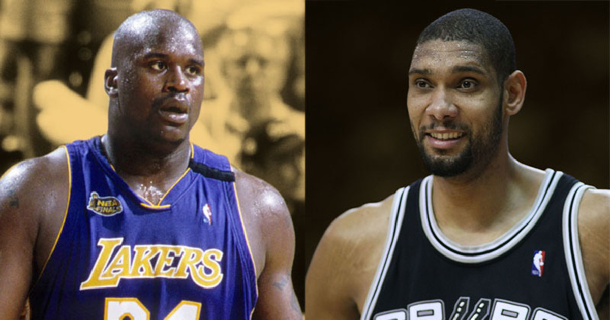 Shaquille O'Neal declares Tim Duncan as the power forward GOAT ...