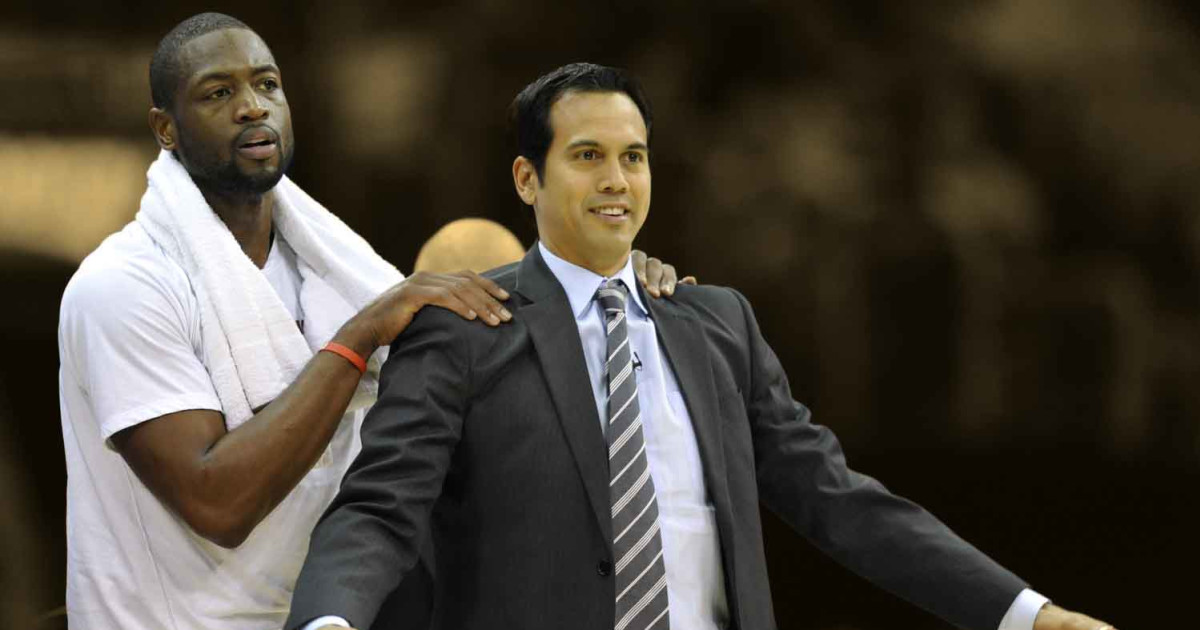 Dwyane Wade explains how Erik Spoelstra stayed Heat coach through rocky ...