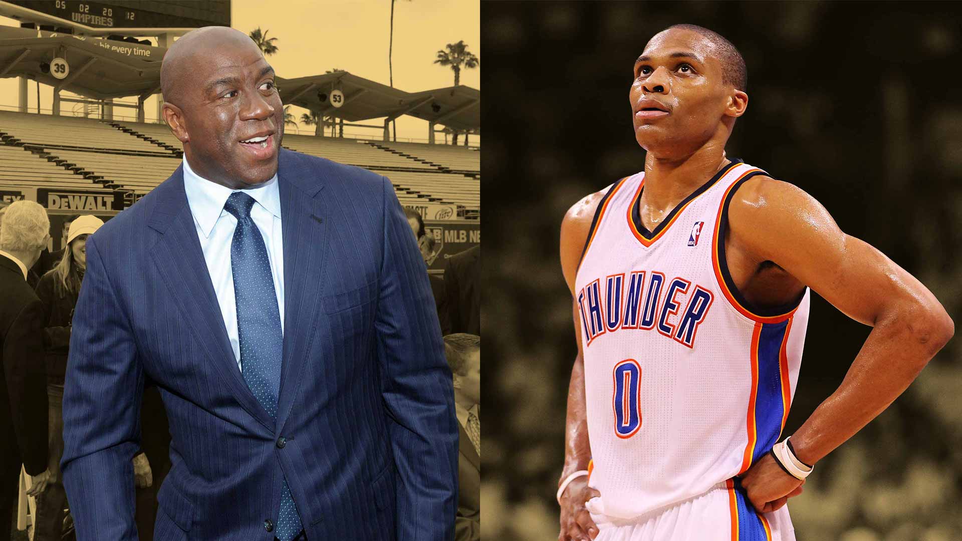 Russell Westbrook ignored Magic Johnson's advice during '12 Finals ...
