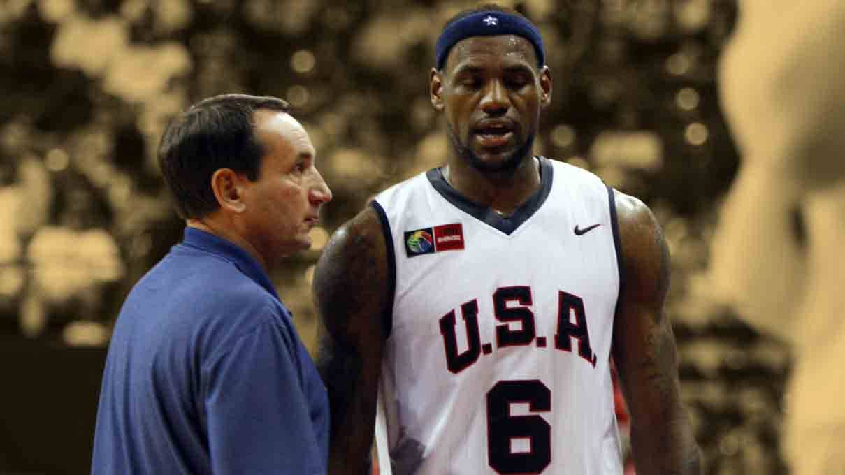 “This motherf***** didn’t speak up"- Coach K on waiting for LeBron to ...