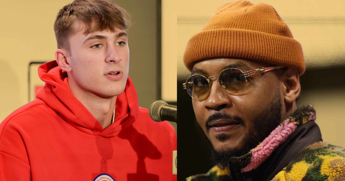 Carmelo Anthony advises patience with rising star Cooper Flagg ...