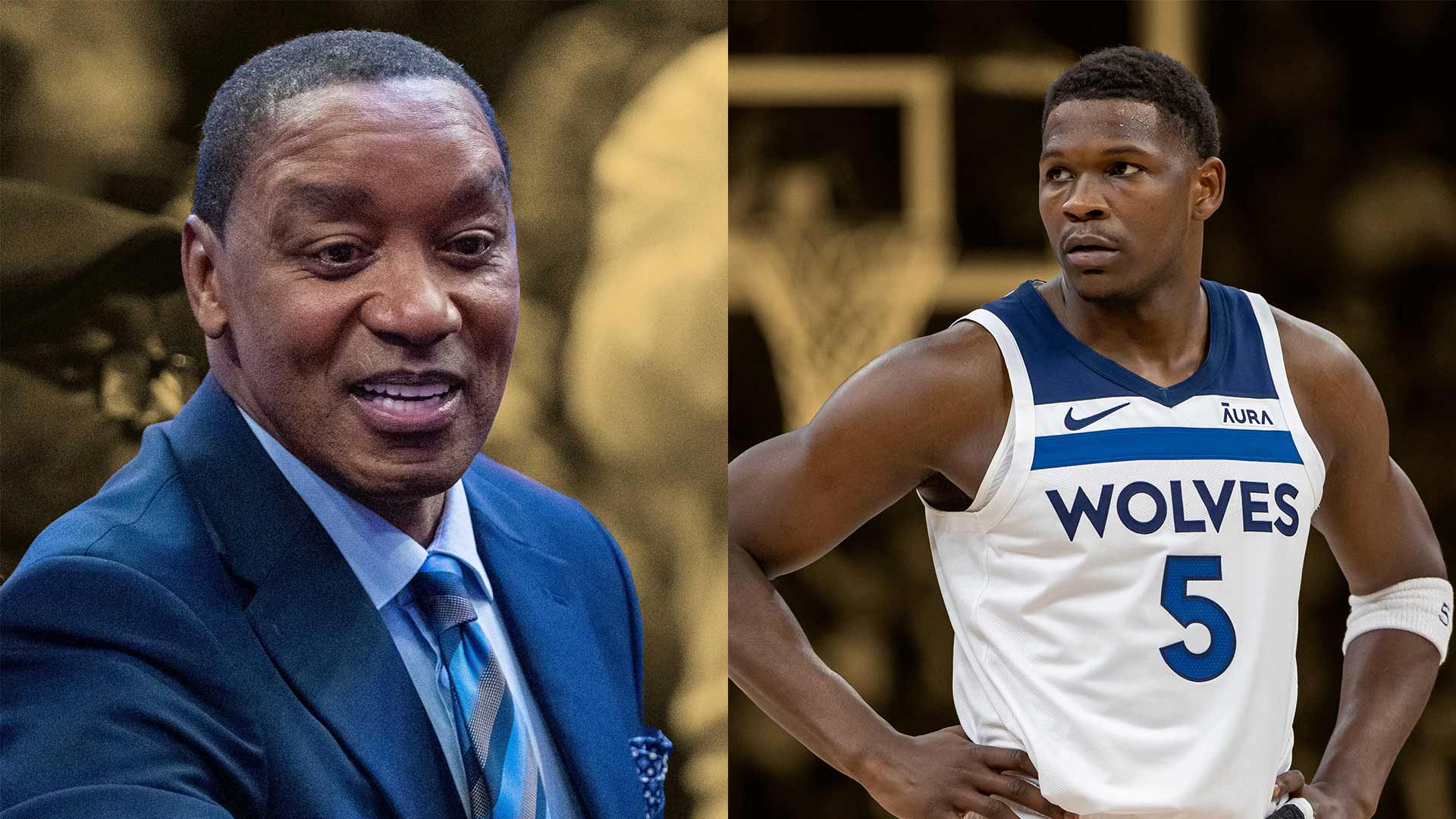 Isiah Thomas reacts to Anthony Edwards bashing '90s NBA - Basketball ...