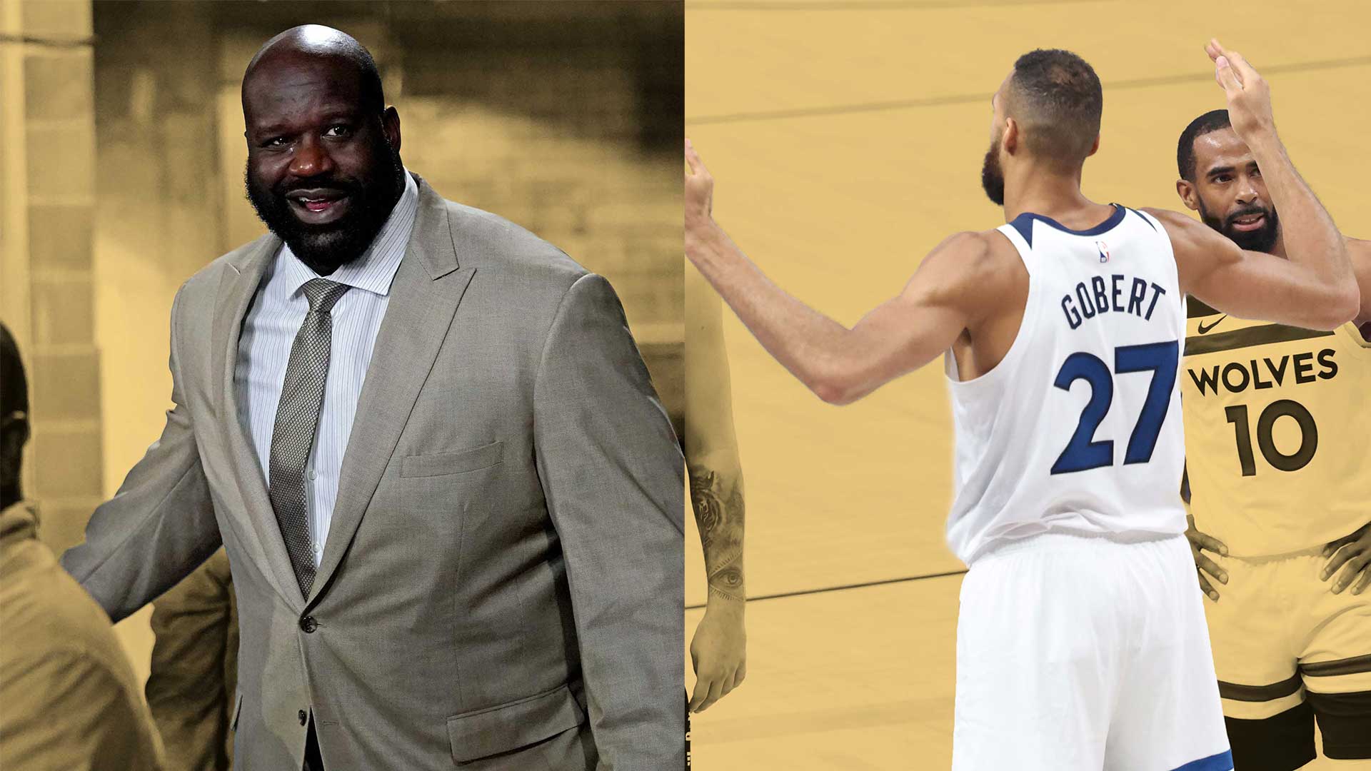 Rudy Gobert responds to Shaq calling him worst player ever - Basketball ...