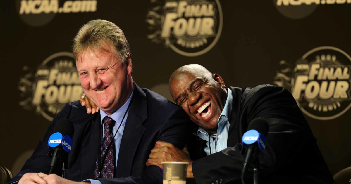 Larry Bird on his reaction to fake news about Magic's death ...