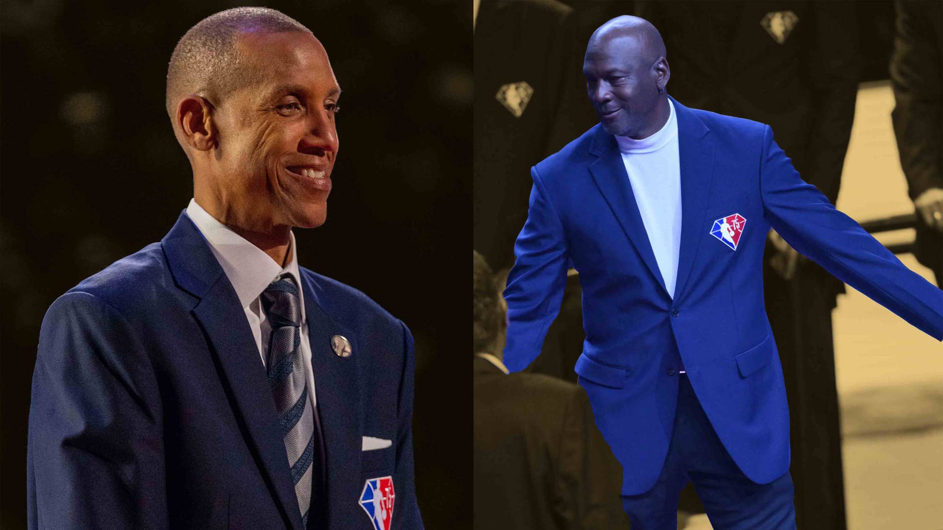 Michael Jordan praisds Reggie Miller after their final NBA game ...