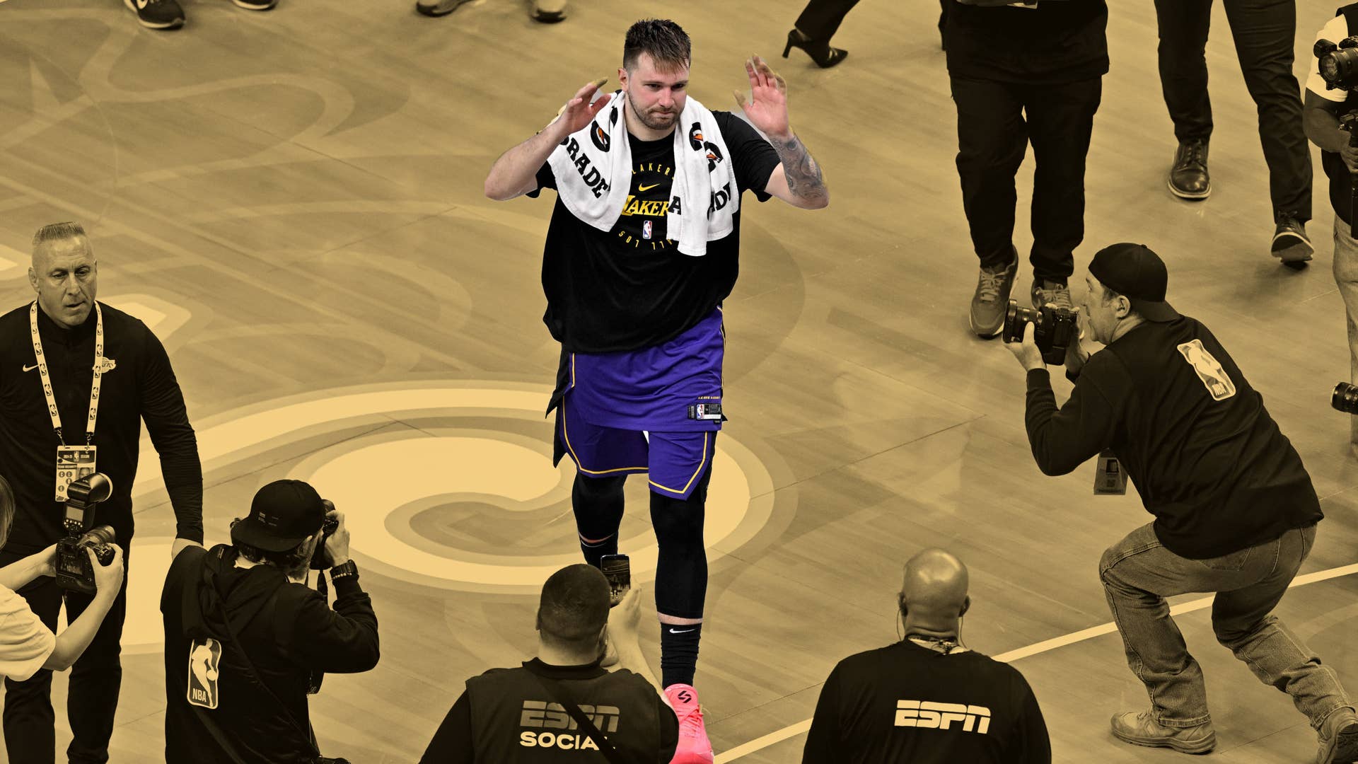 Leaked audio of Luka after beating Lakers beat the Mavericks ...