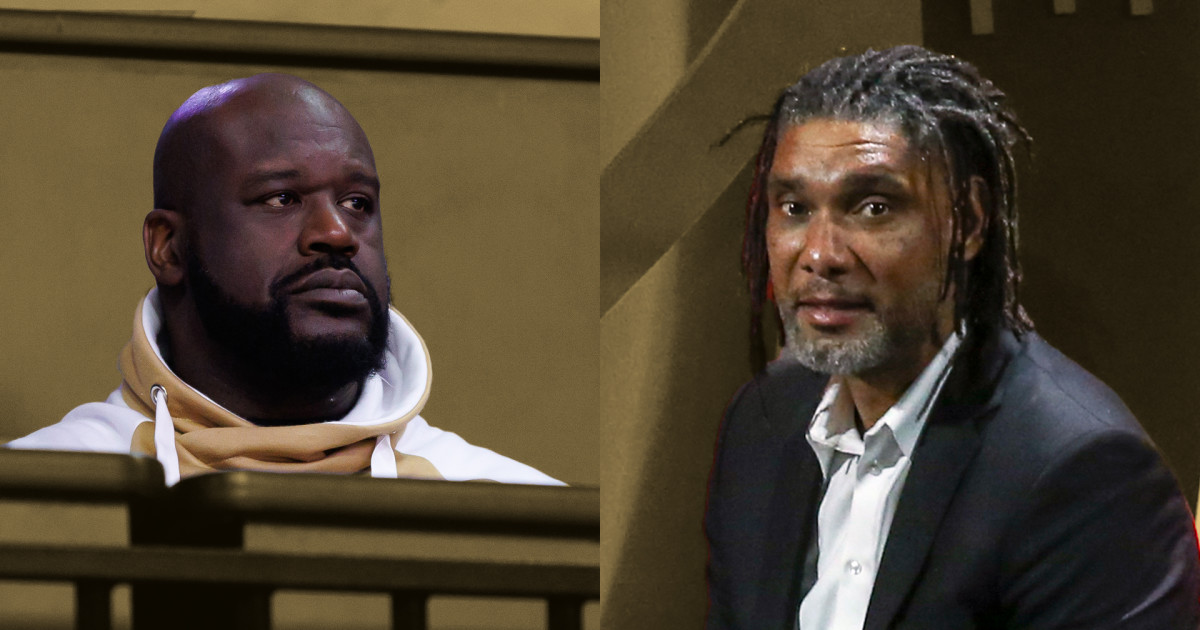 Shaq is jealous of the fact Duncan has more titles than him ...