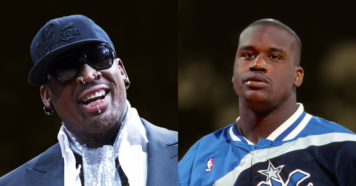 Shaq sent a warning to Rodman during their playoff battle - Basketball ...