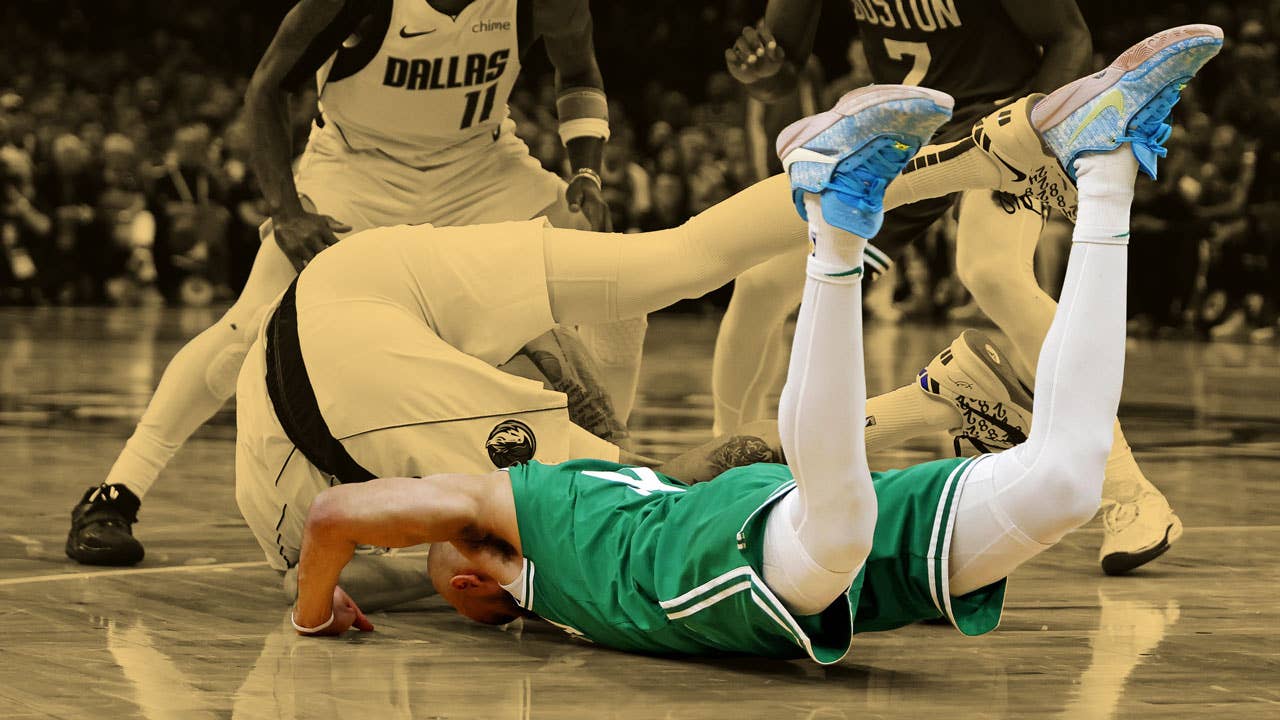 Derrick White recalls his favorite moment in the 2024 NBA Finals came ...