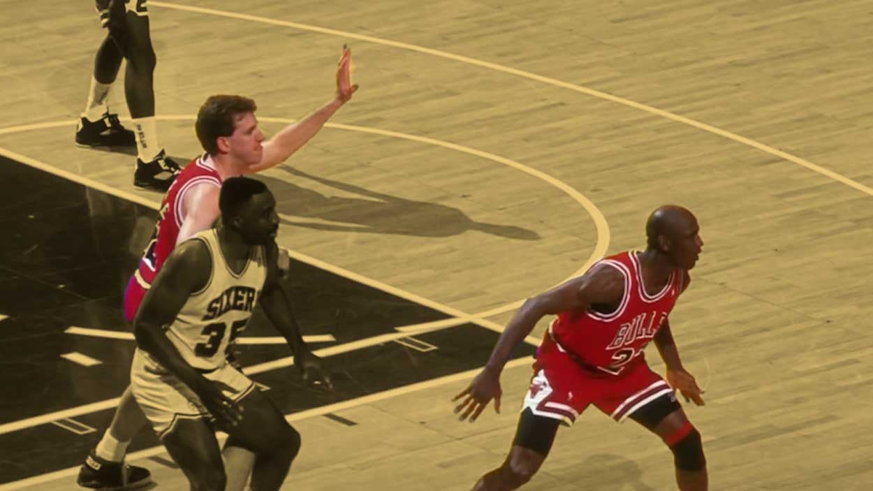 Will Perdue says MJ's tears after the '91 Finals stunned the Bulls ...