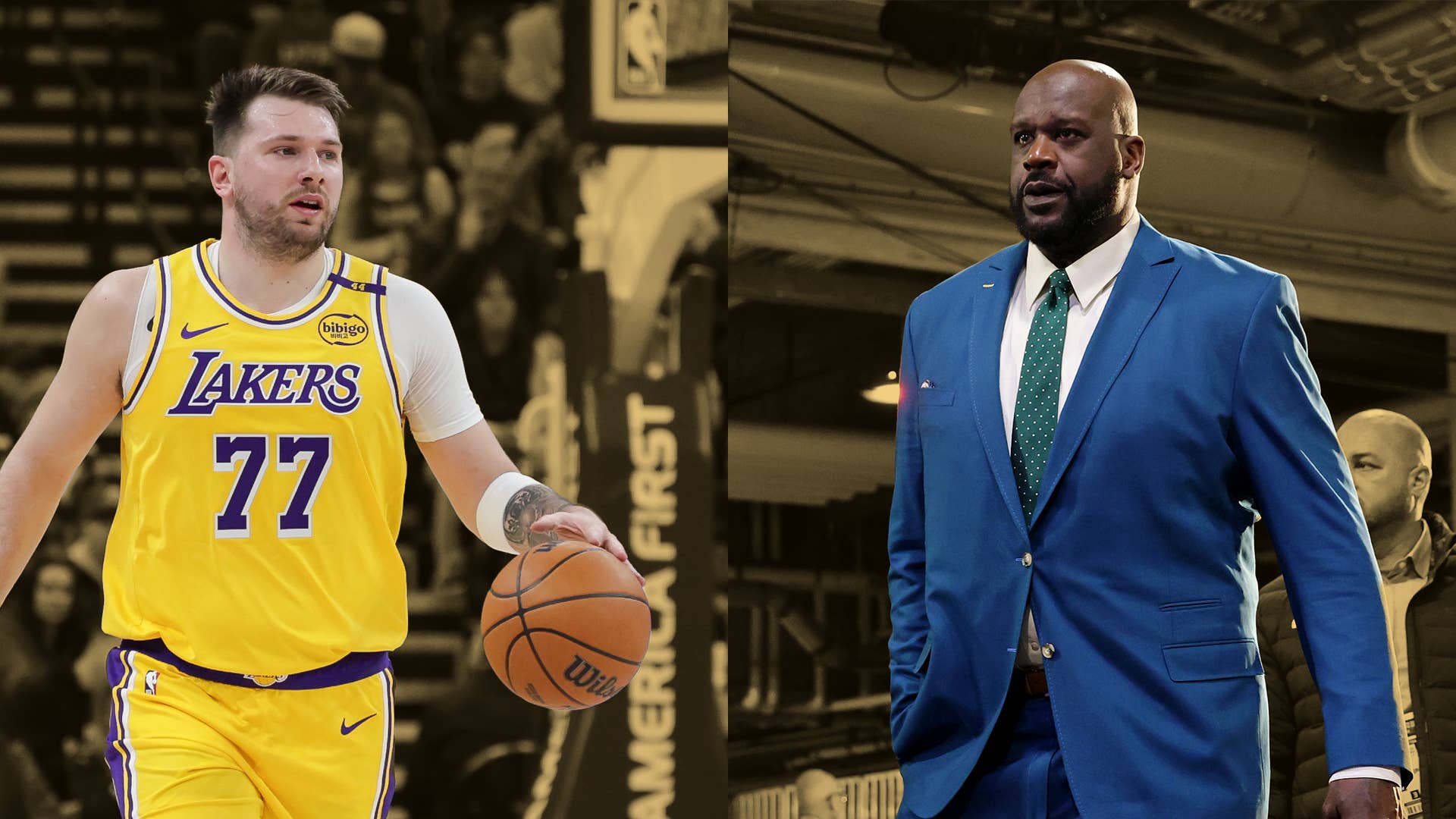 Shaq tells Luka to get in shape and shut up his critics - Basketball ...