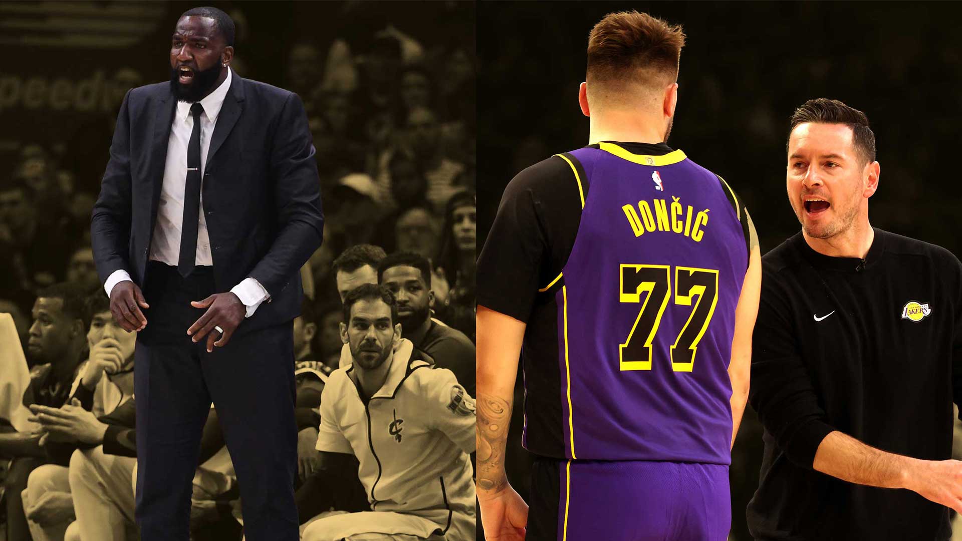 Perkins dares Luka and JJ to carry the Lakers with LeBron sidelined ...