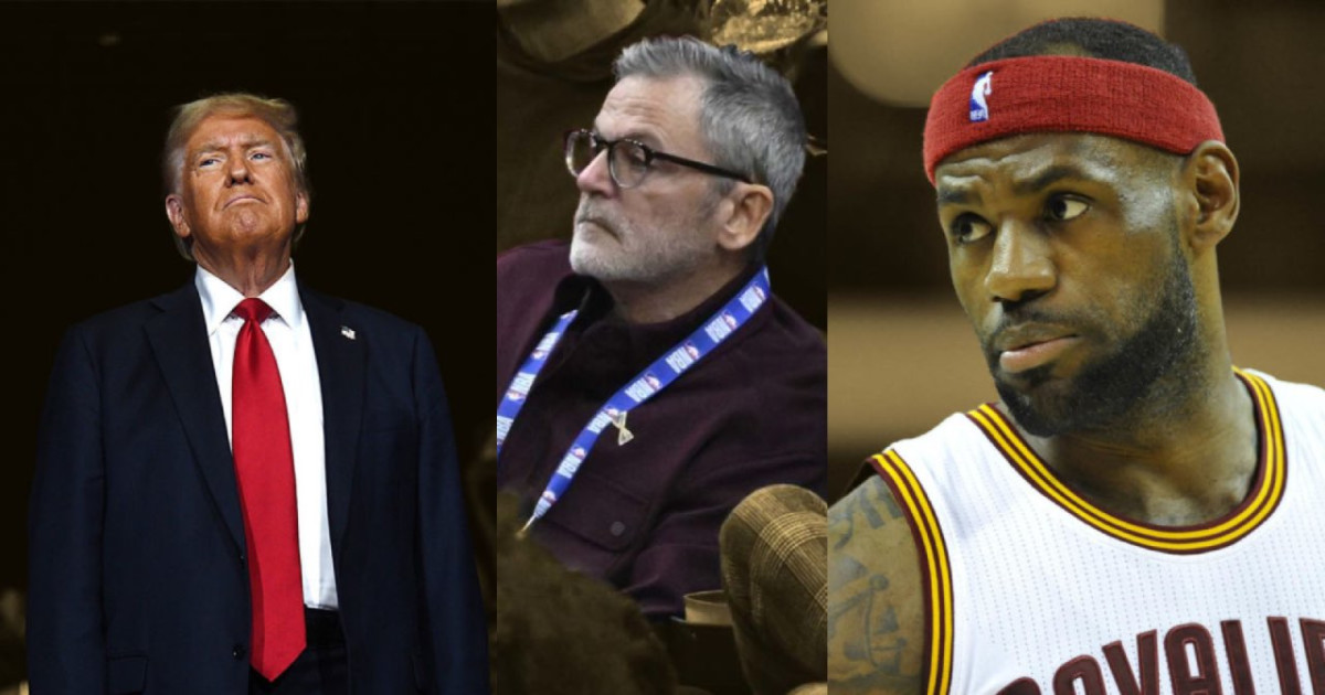 LeBron's reaction to Trump claiming he is friends with Dan Gilbert ...