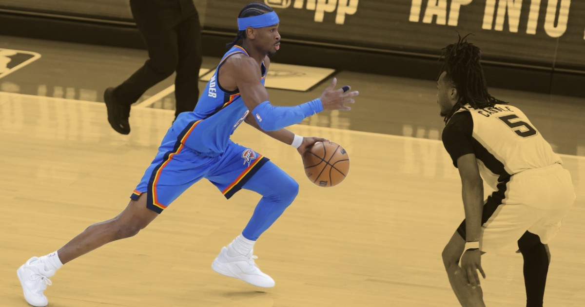 SGA is unbothered after OKC Thunder's big win vs. SA Spurs - Basketball ...