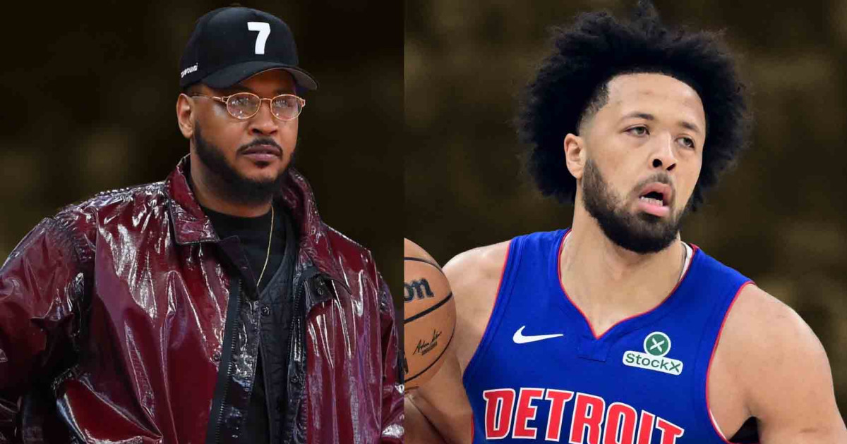 Carmelo Anthony names Cade Cunningham the X-factor for a Pistons title ...
