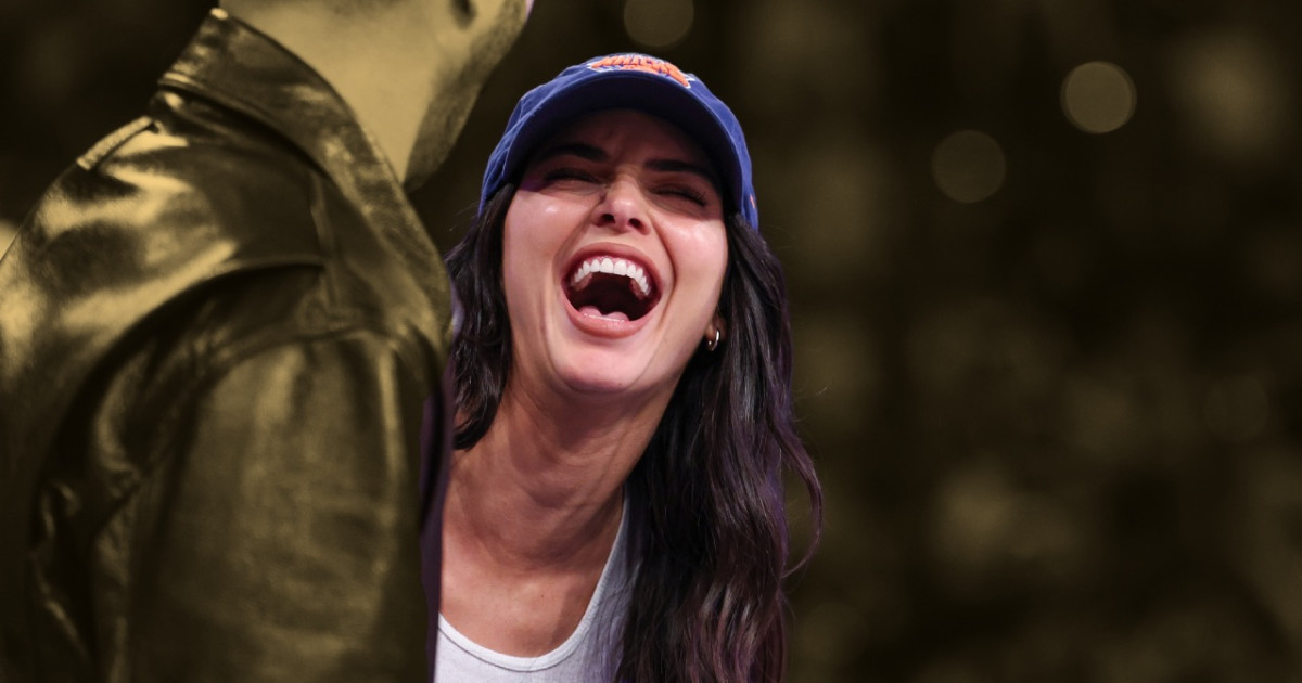 Kendall Jenner burns NBA exes' jerseys filming Super Bowl commercial ...