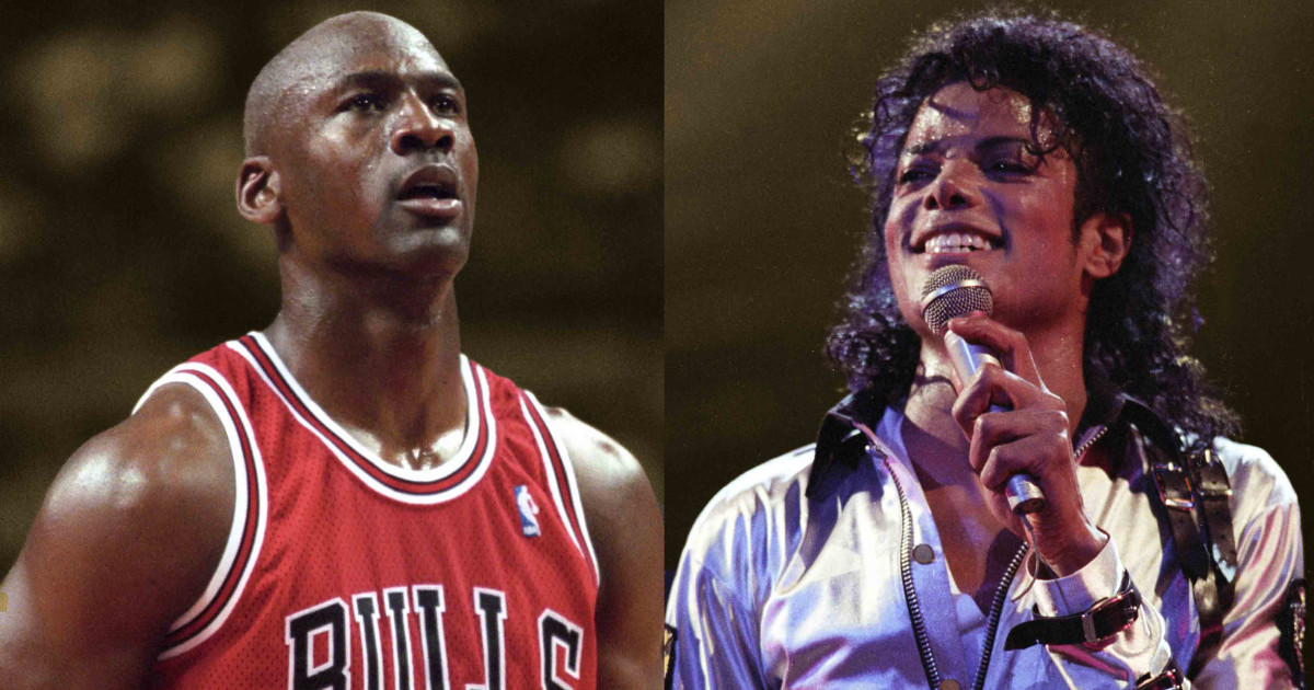 When Michael Jordan jokingly recruited Michael Jackson King to the ...