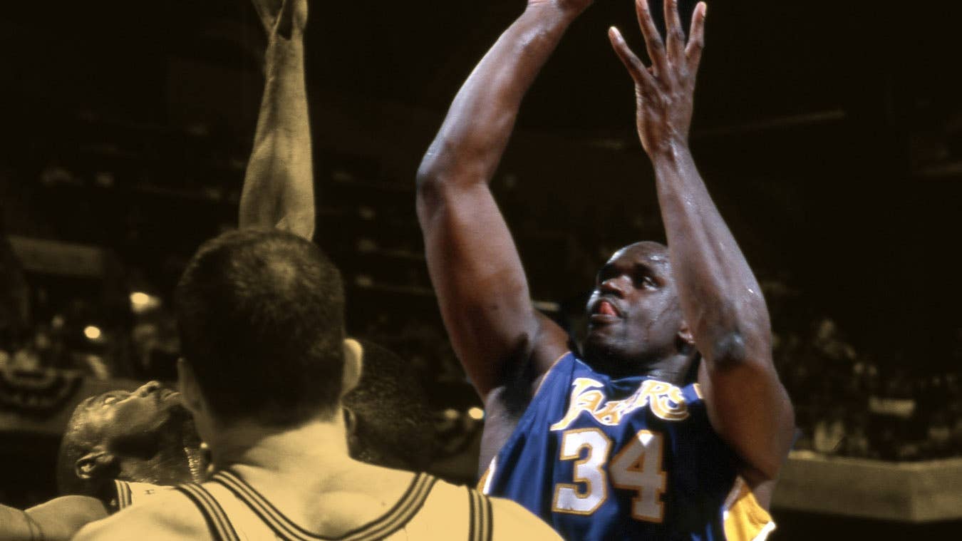 Shaq jokes that his physicality forced centers to start shooting threes ...