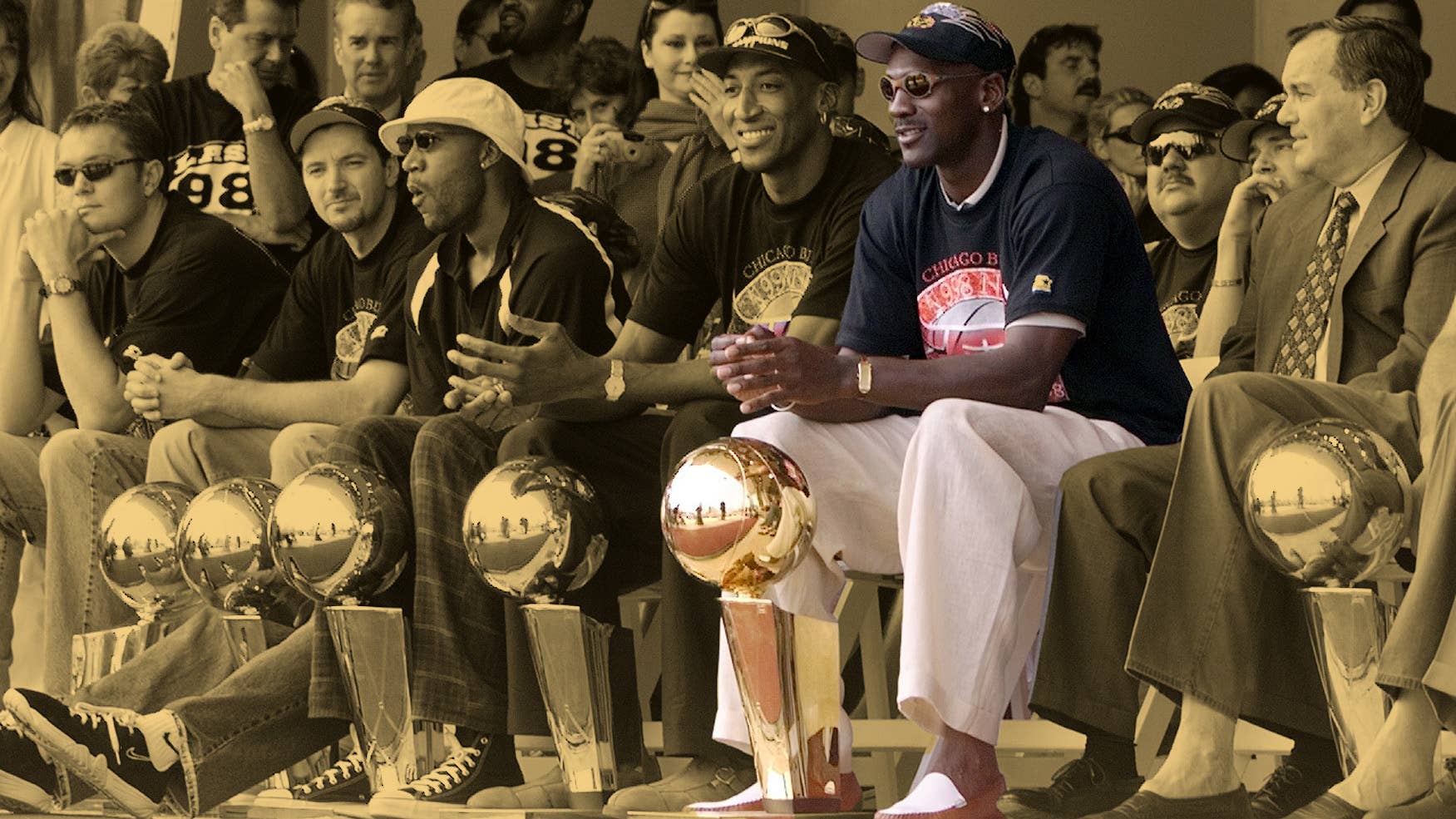 Jordan's bodyguard had to find different ways to move him around the ...
