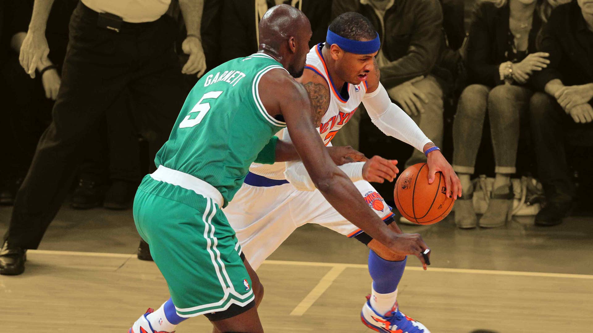 Paul Pierce talks about the infamous Carmelo-KG altercation ...