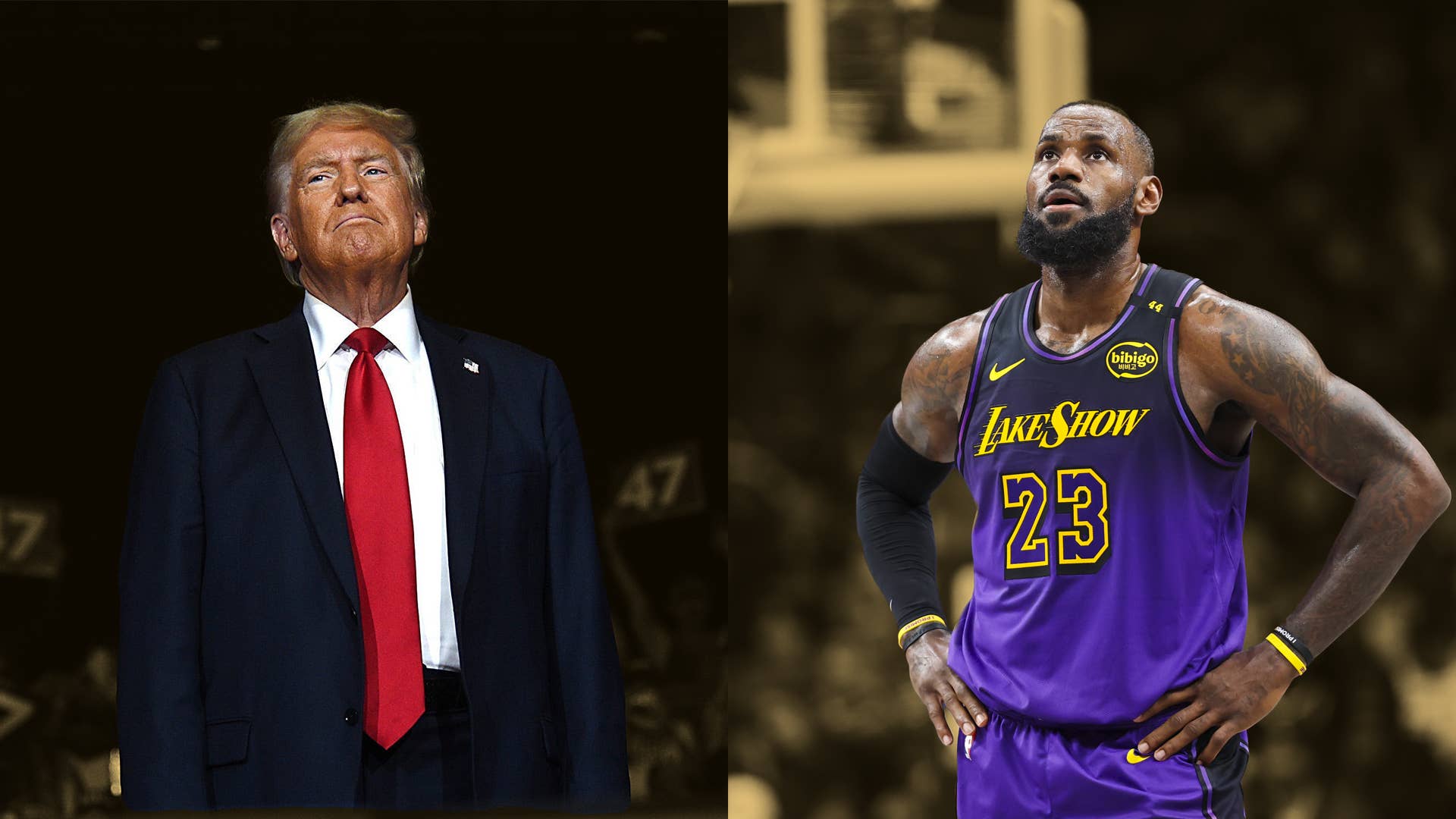 LeBron's reaction to Trump claiming he is friends with Dan Gilbert ...