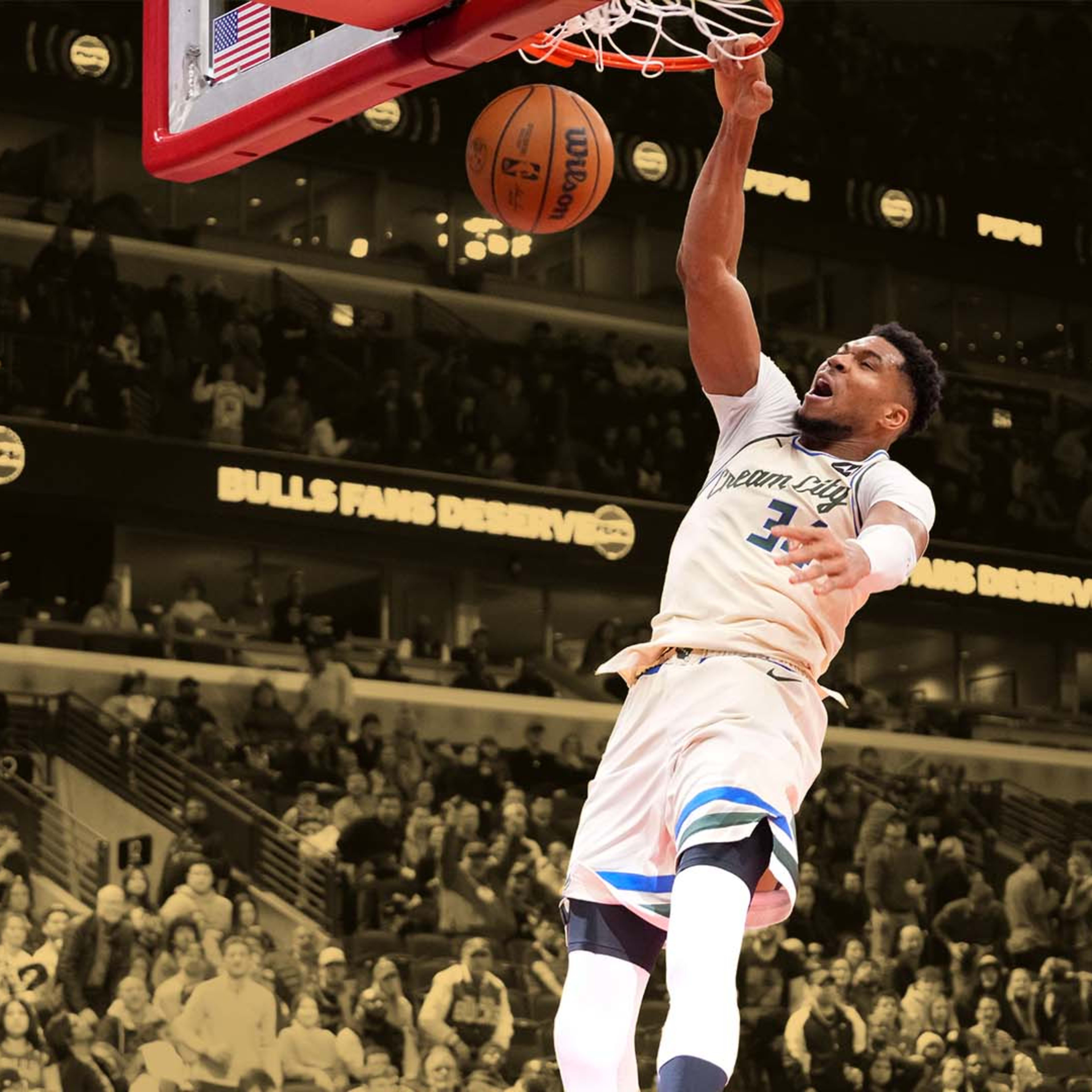 Giannis explains why he did a windmill vs. Chicago when the game was ...