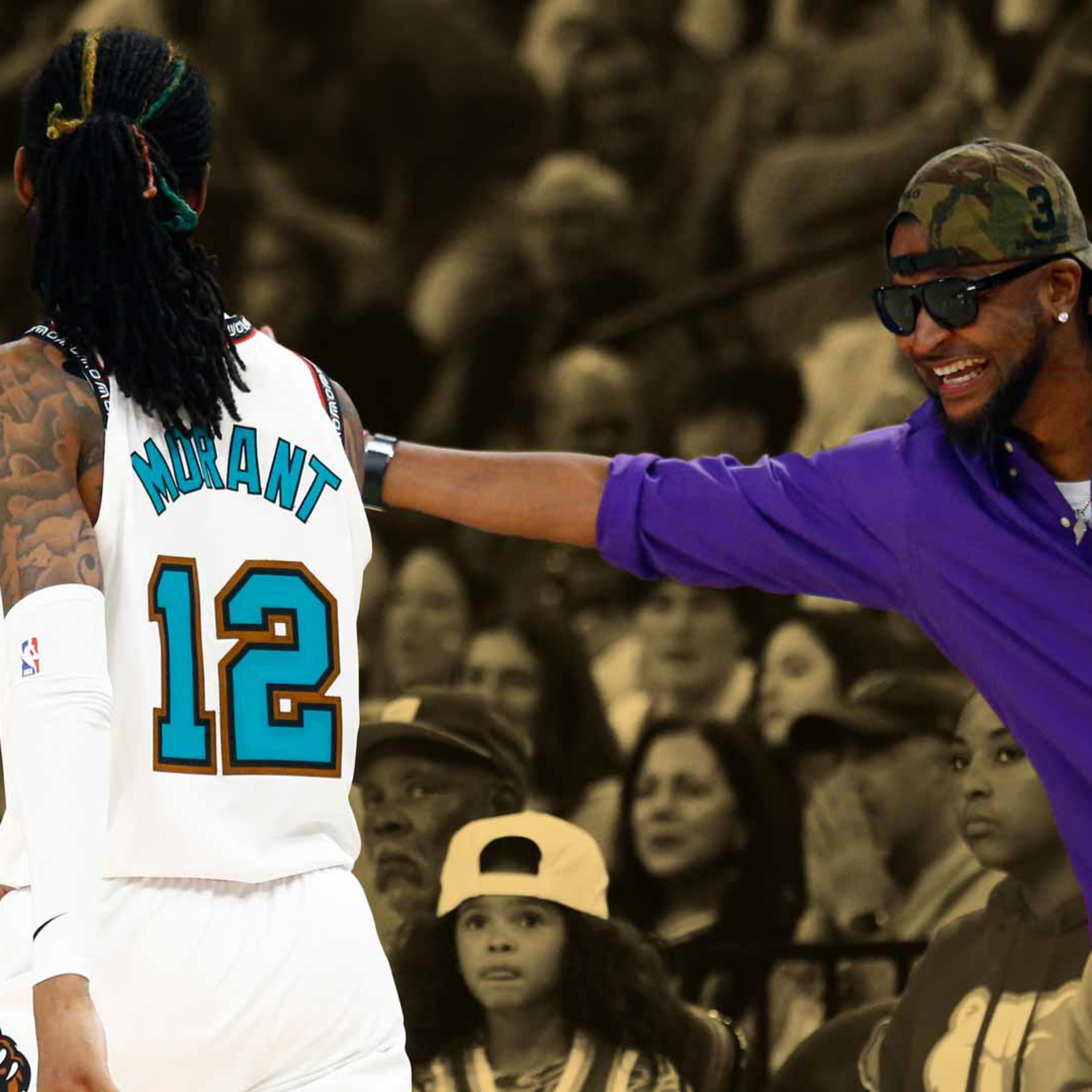 Ja Morant's dad escorted after confronting heckling Wizards fan ...