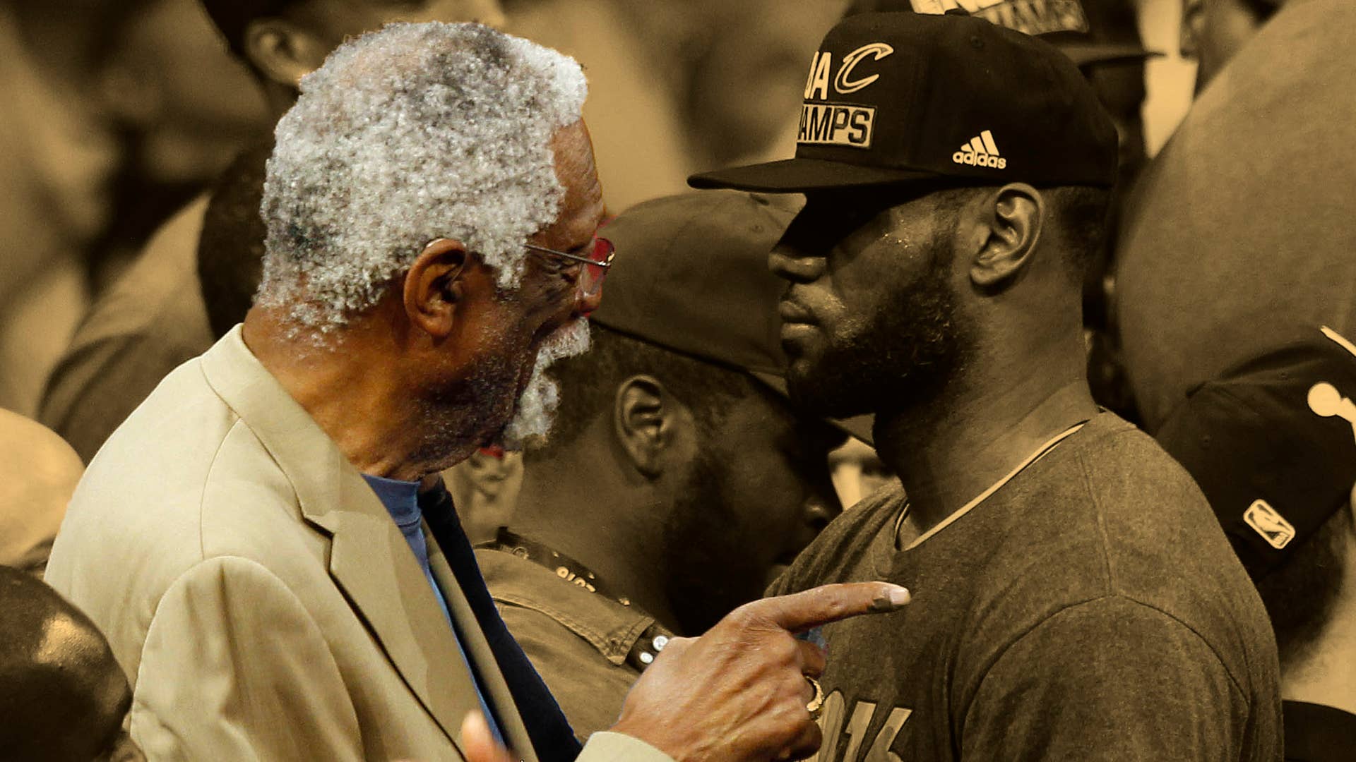 When Bill Russell clapped back at LeBron after he didn't put him on Mt ...