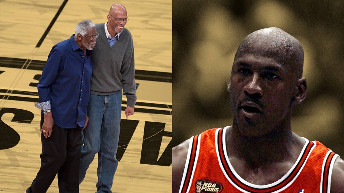 Kareem Abdul-Jabbar on why Bill Russell is the GOAT over Michael Jordan ...