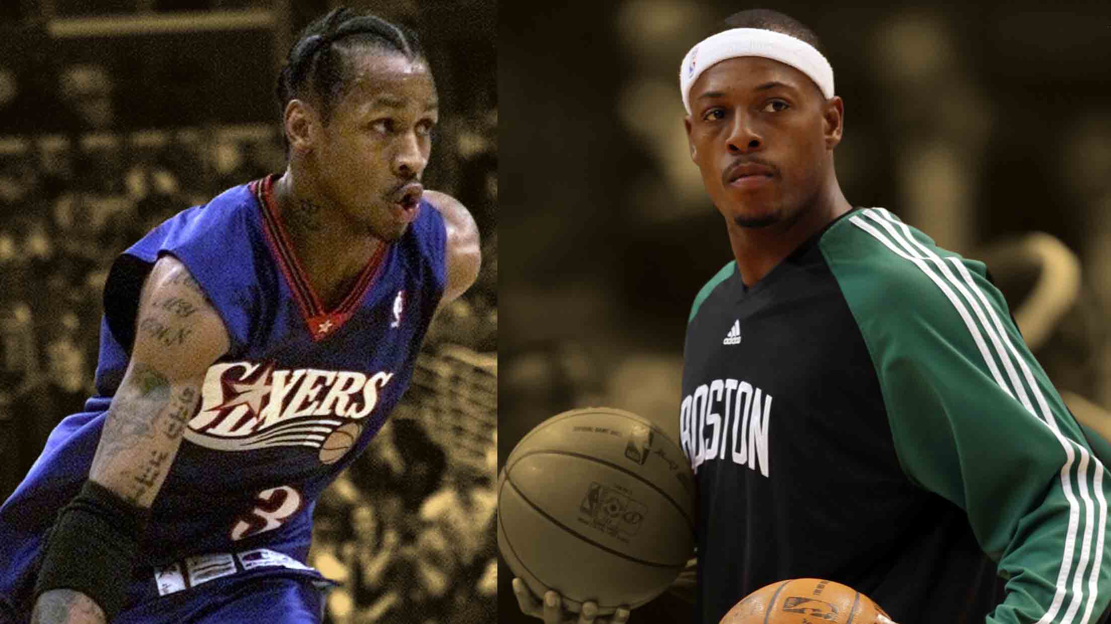 Pierce argues Iverson deserves to be ranked above Harden all-time ...